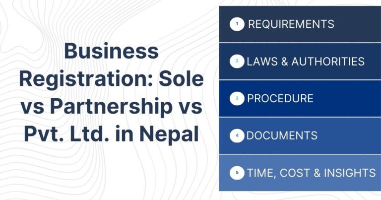 Business Registration: Sole vs Partnership vs Pvt. Ltd. in Nepal ...