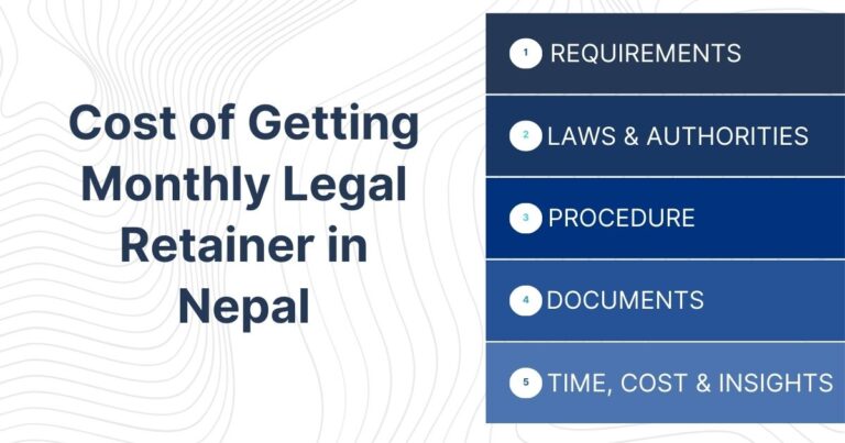 Cost of Getting Monthly Legal Retainer in Nepal | Axion Partners