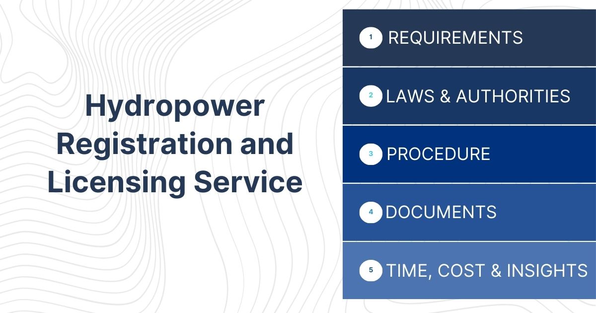 Hydropower Registration and Licensing Service | Axion Partners